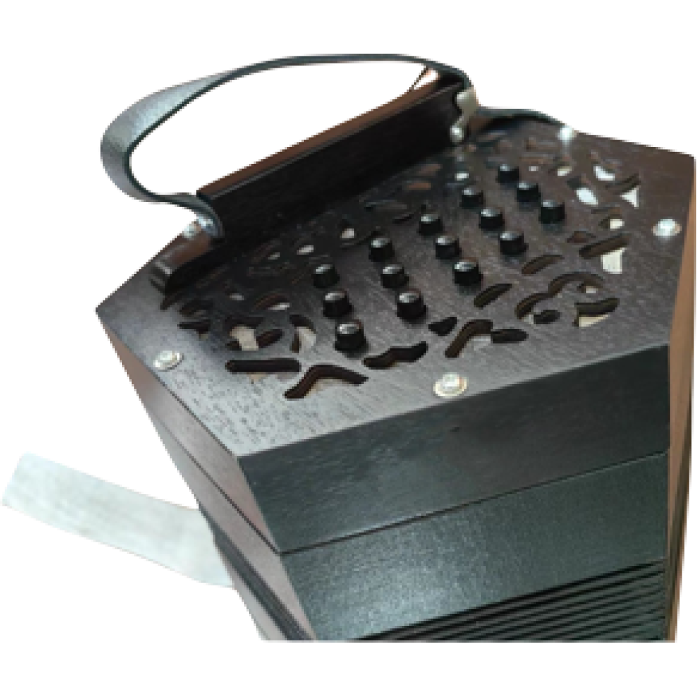 CMC3008 Clarkes C/G Anglo Concertina 30 Key Black