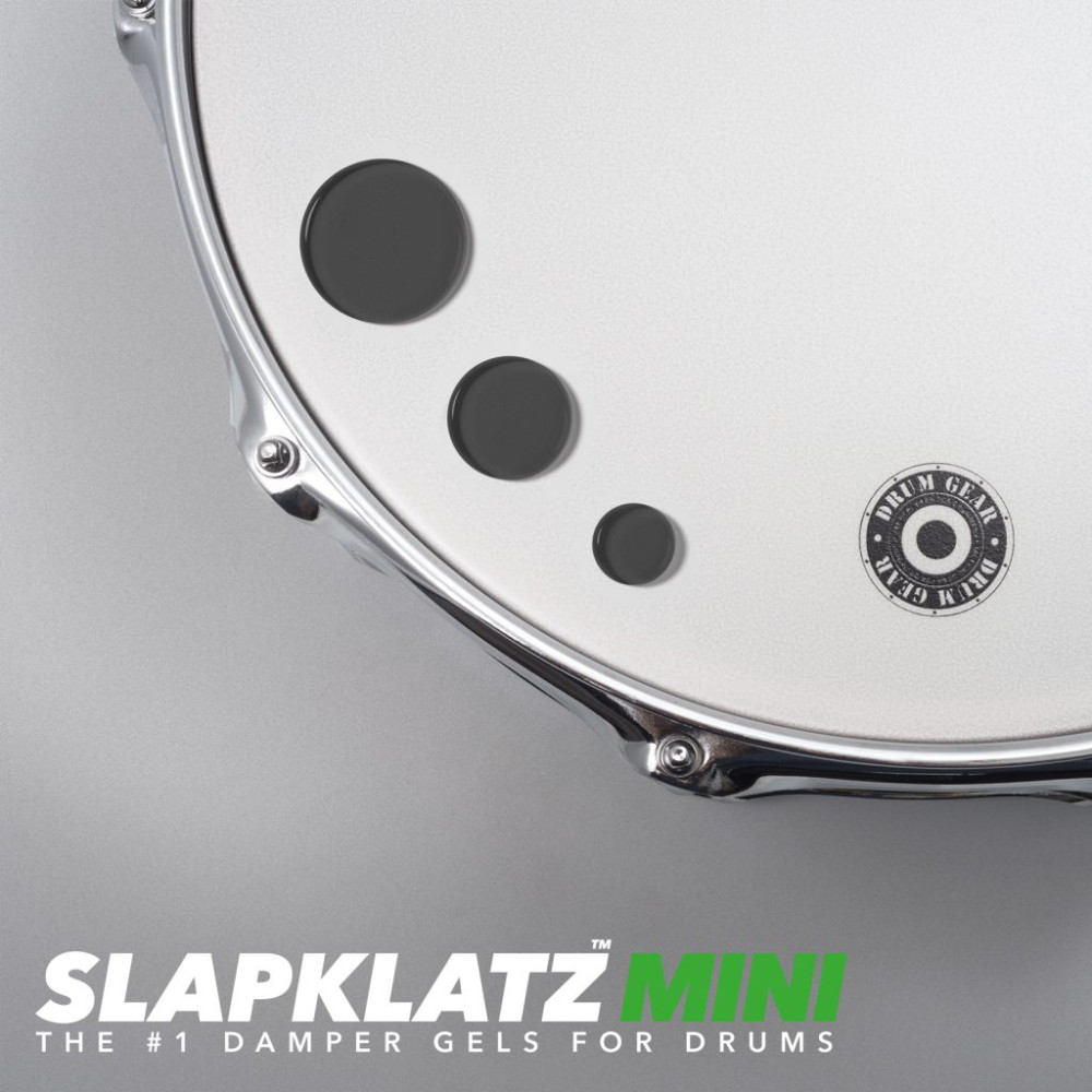 SlapKlatz Mini Drum Damping gels Black 6 Pack