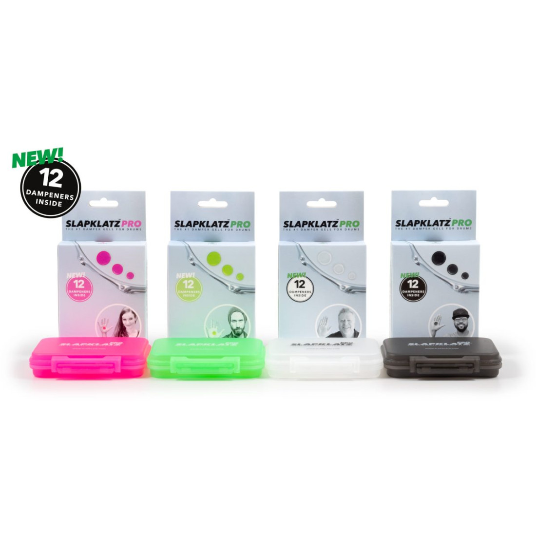 SlapKlatz Pro Drum Damping Gels Alien Green